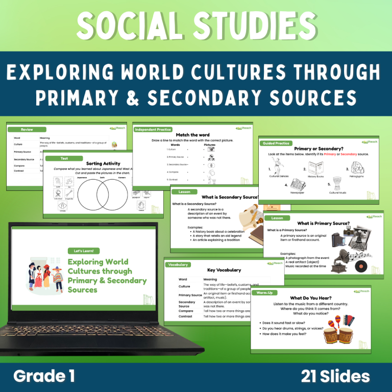 Exploring World Cultures through Primary & Secondary Sources PowerPoint ...