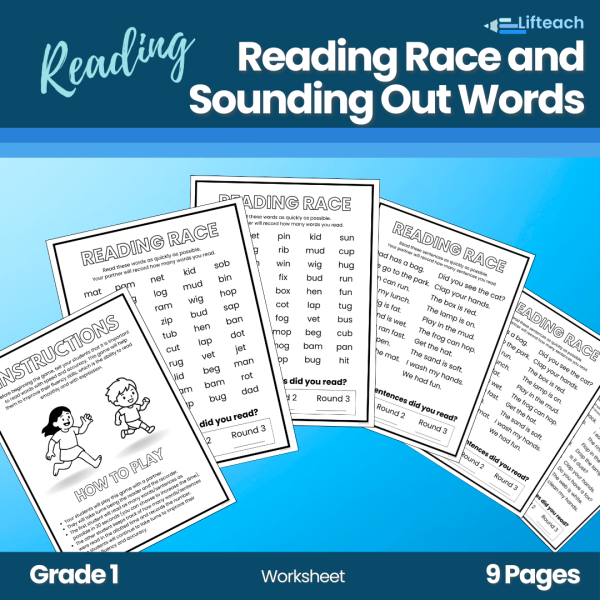 Reading Race and Sounding Out Words - Lifteach