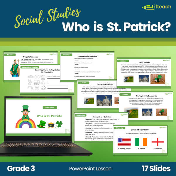 St. Patricks Day PowerPoint Lesson - Lifteach